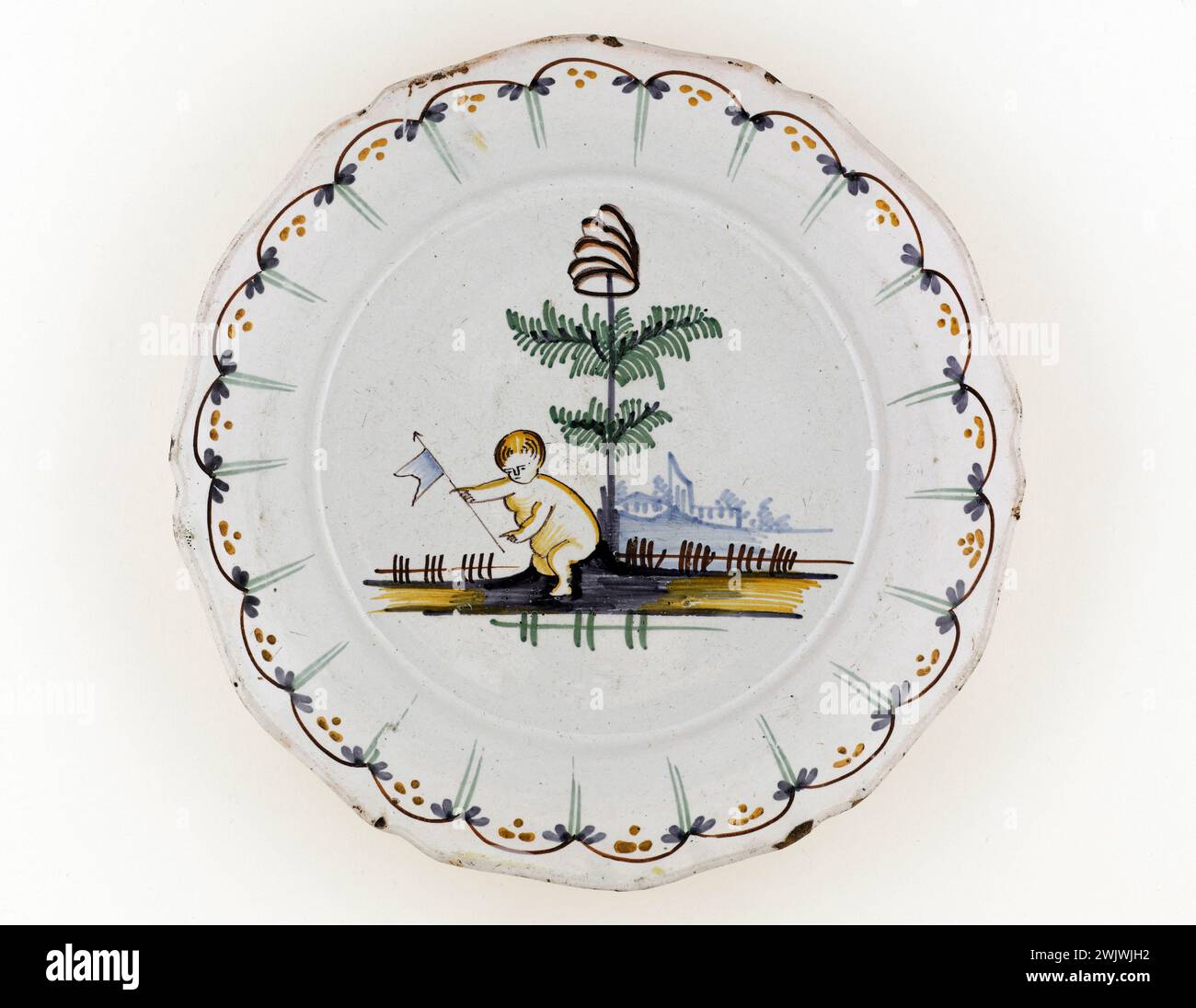Anonymous. Plate at the Tree of Liberty. Earthenware. Paris, Carnavalet ...