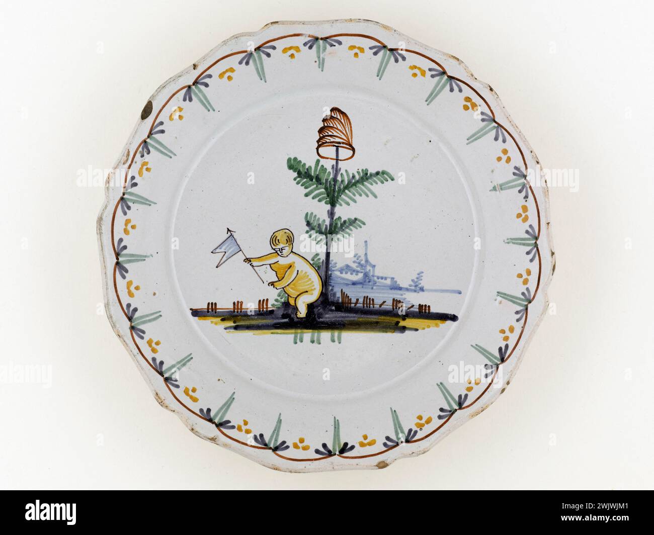 Anonymous. Plate at the Tree of Liberty. Earthenware. Paris, Carnavalet ...