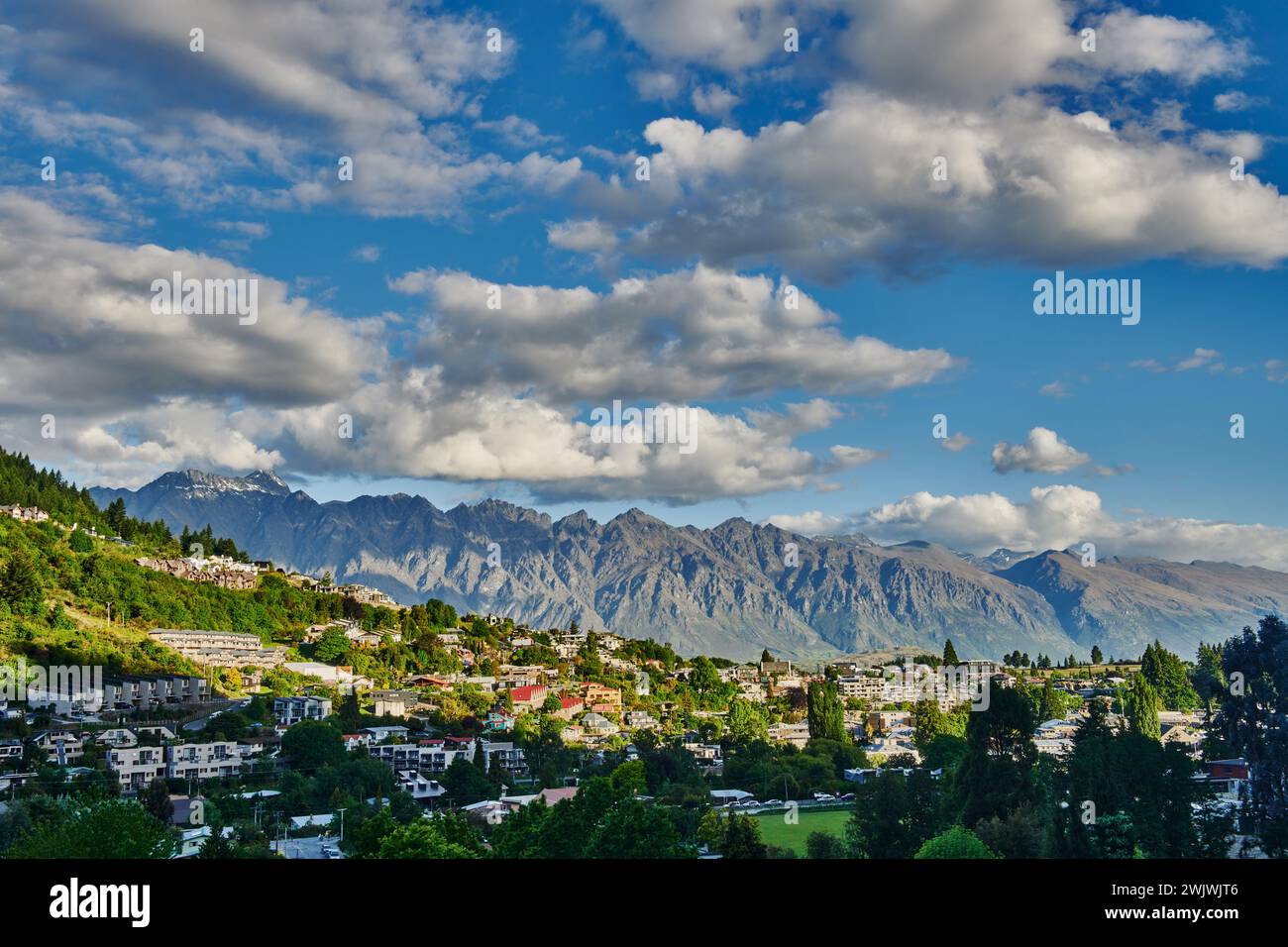 Landscape of Queenstown, South Island, New Zealand Stock Photo - Alamy