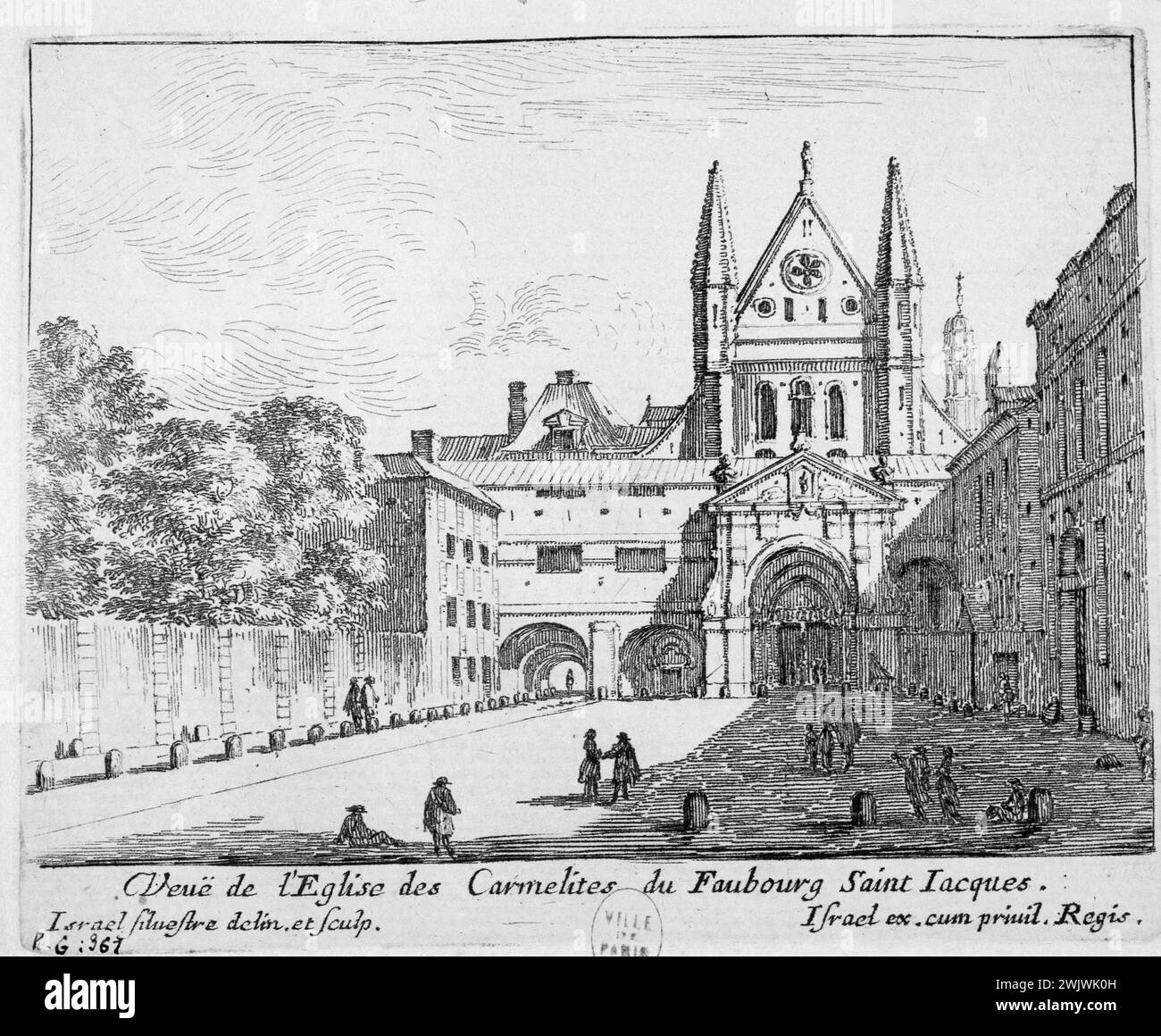 Israel Silvestre (1621-1691) and Israel Henriet (1590-1661). "View of ...