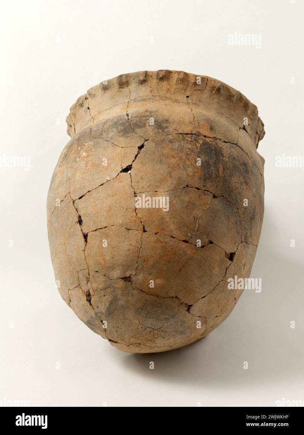 Large ovoid vase. Terracotta. Neolithic. Paris, Carnavalet museum ...