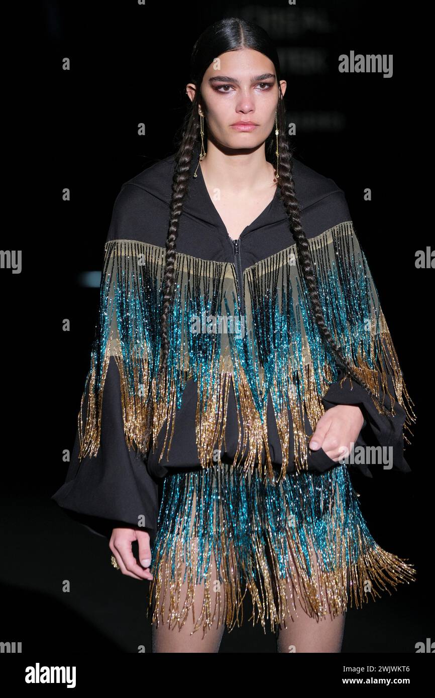 Madrid, Spain. 17th Feb, 2024. 79th Edition of Mercedes-Benz Fashion ...