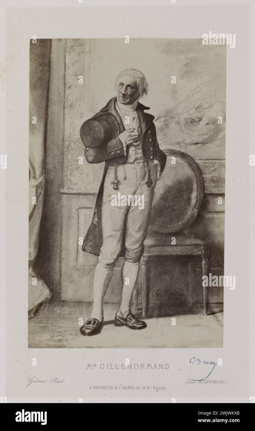 Gustave Brion (1824-1877). Illustration of the complete works "Les ...