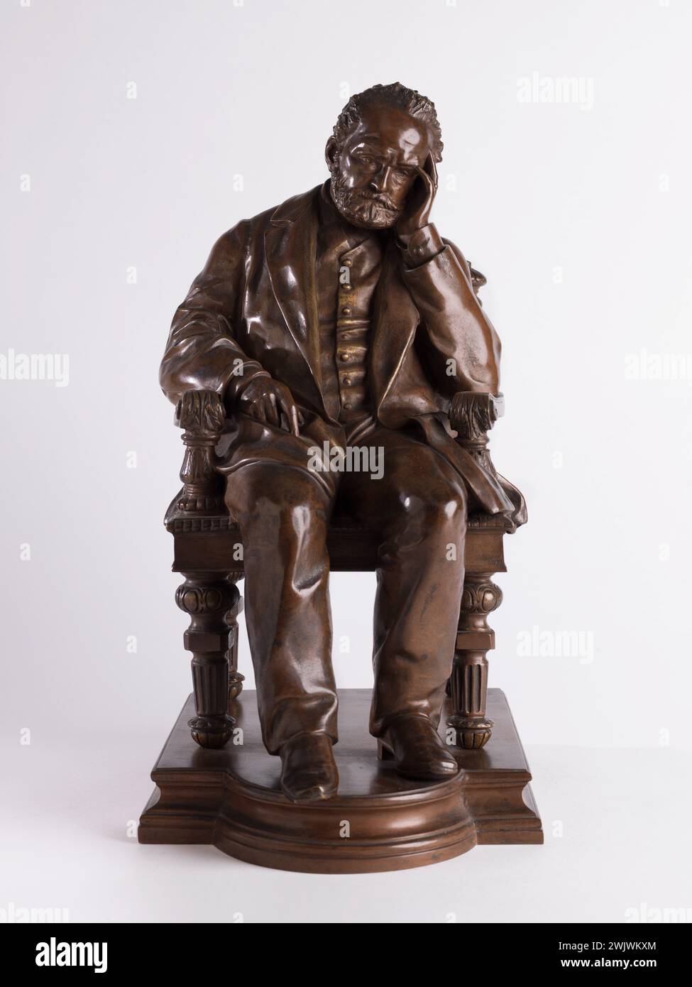 Luca Madrassi. "Victor Hugo". Bronze. Paris, house of Victor Hugo ...