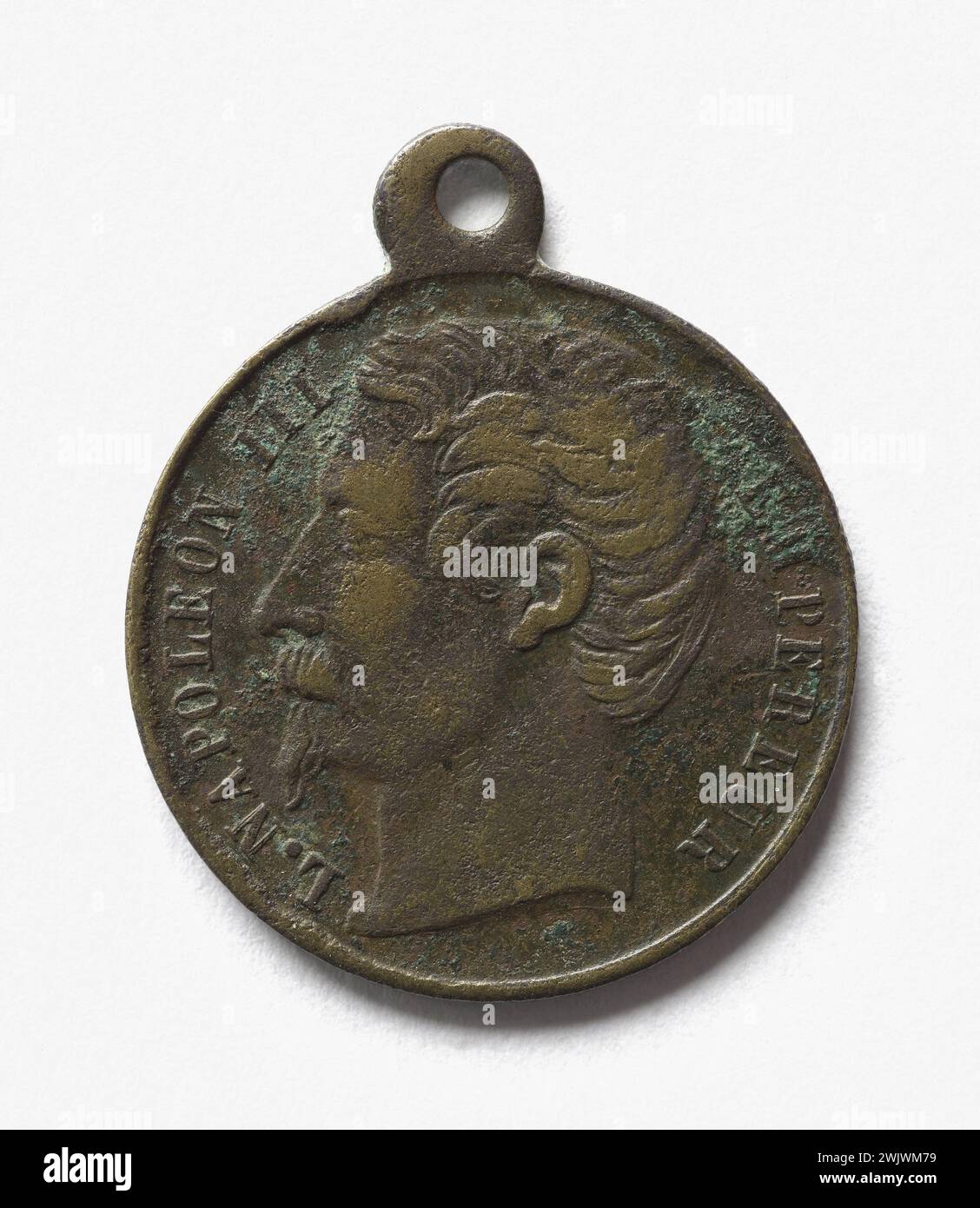 Medal of the Treaty of Paris ending the Crimean War, March 30, 1856. Paris, Carnavalet Museum ...