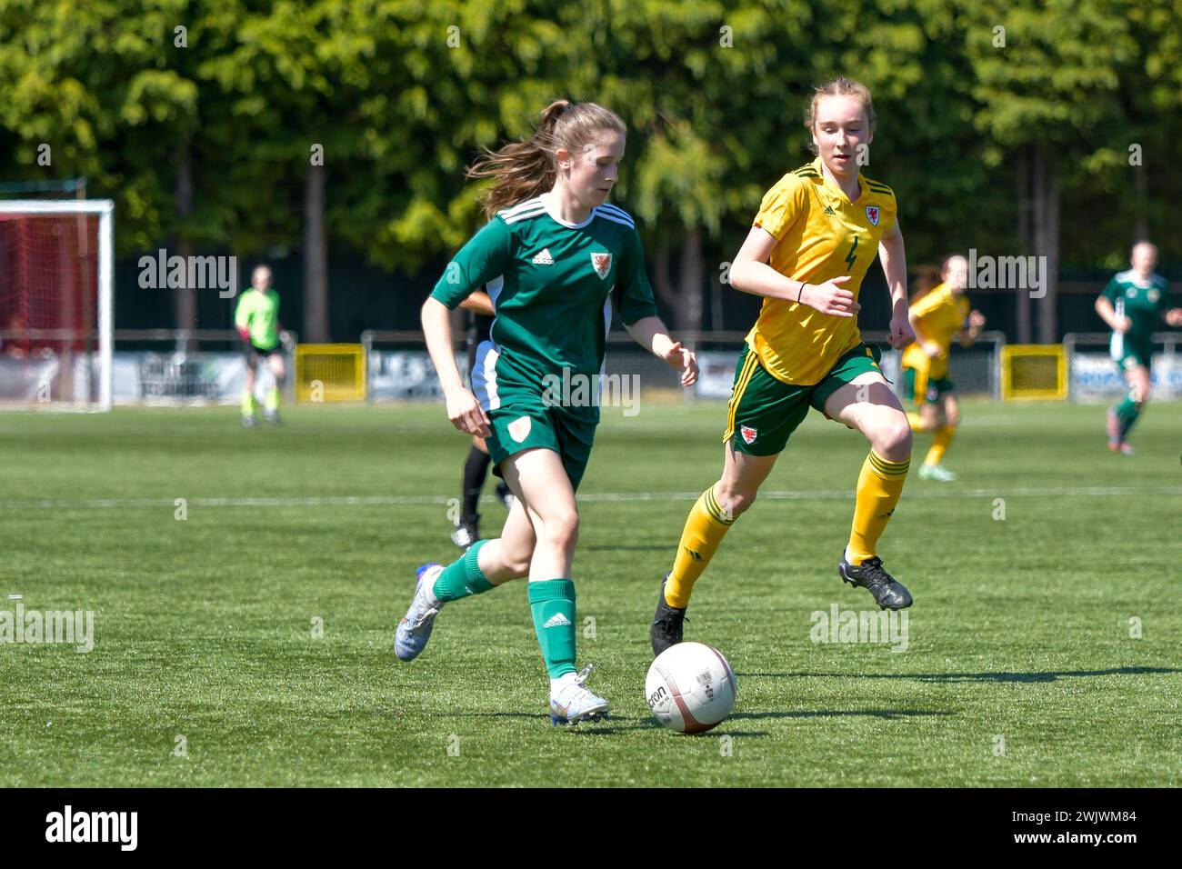 Newtown, Wales. 30 May 2023. Lexi Jones of FAW Girls Academy North ...