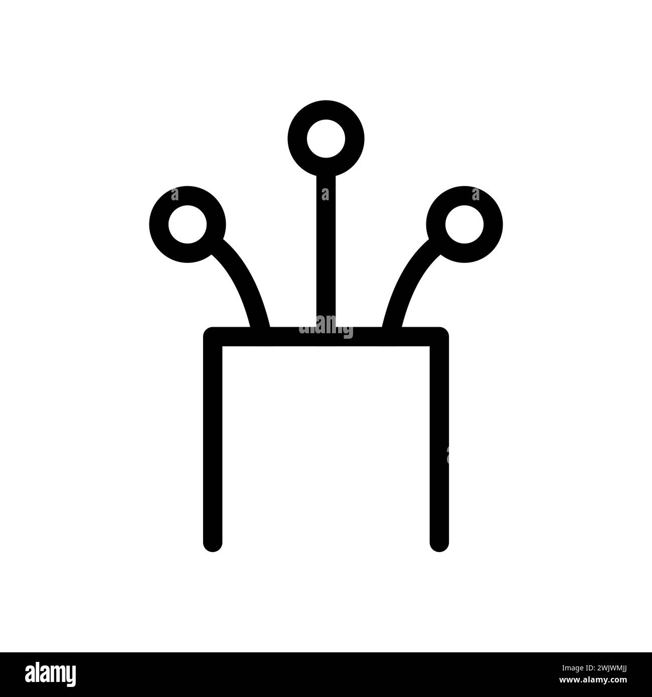 Optical cable icon, technology information wire web network, digital ...