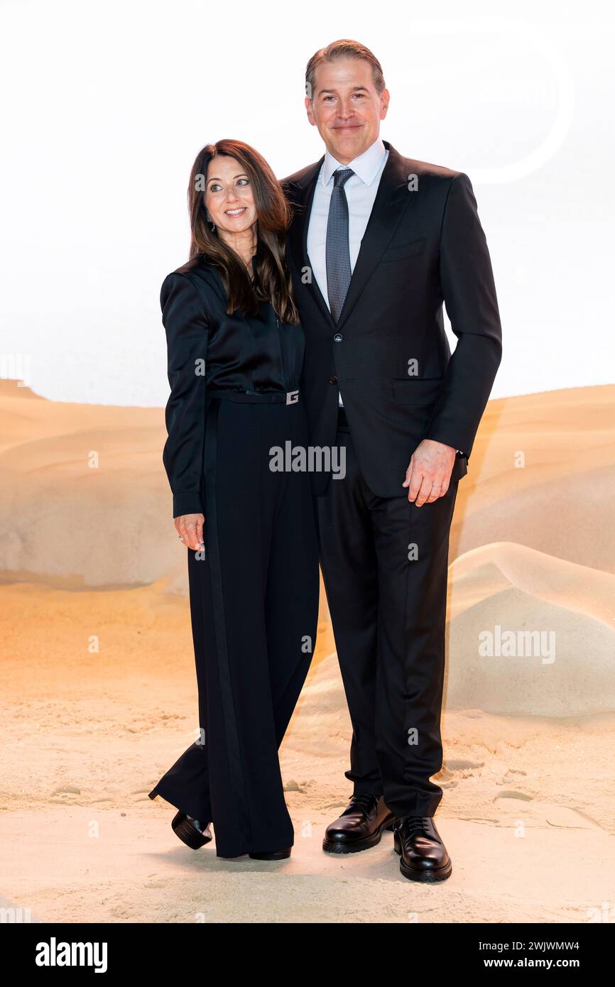 Joshua Grode, right, poses for photographers upon arrival at the World ...