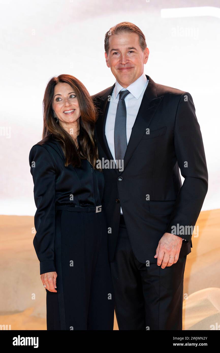 Joshua Grode, right, poses for photographers upon arrival at the World ...