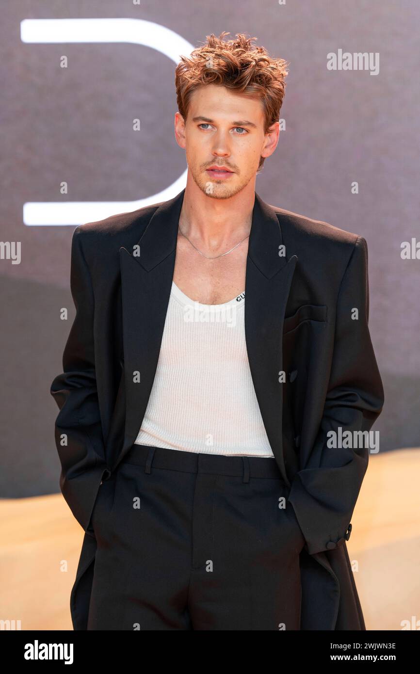 Austin Butler poses for photographers upon arrival at the World ...