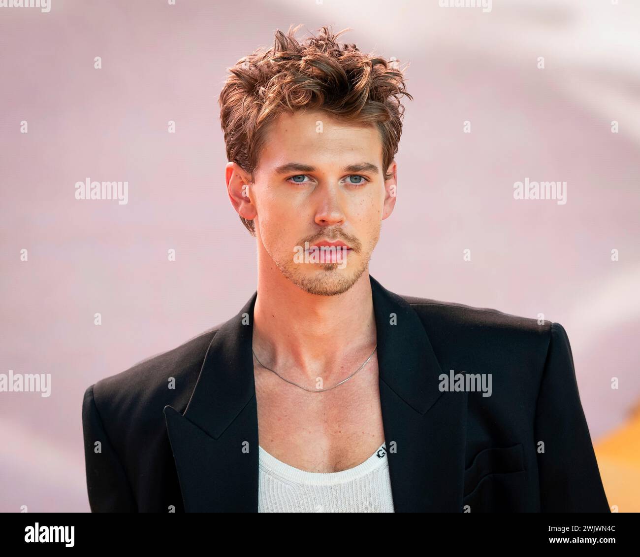 Austin Butler poses for photographers upon arrival at the World ...