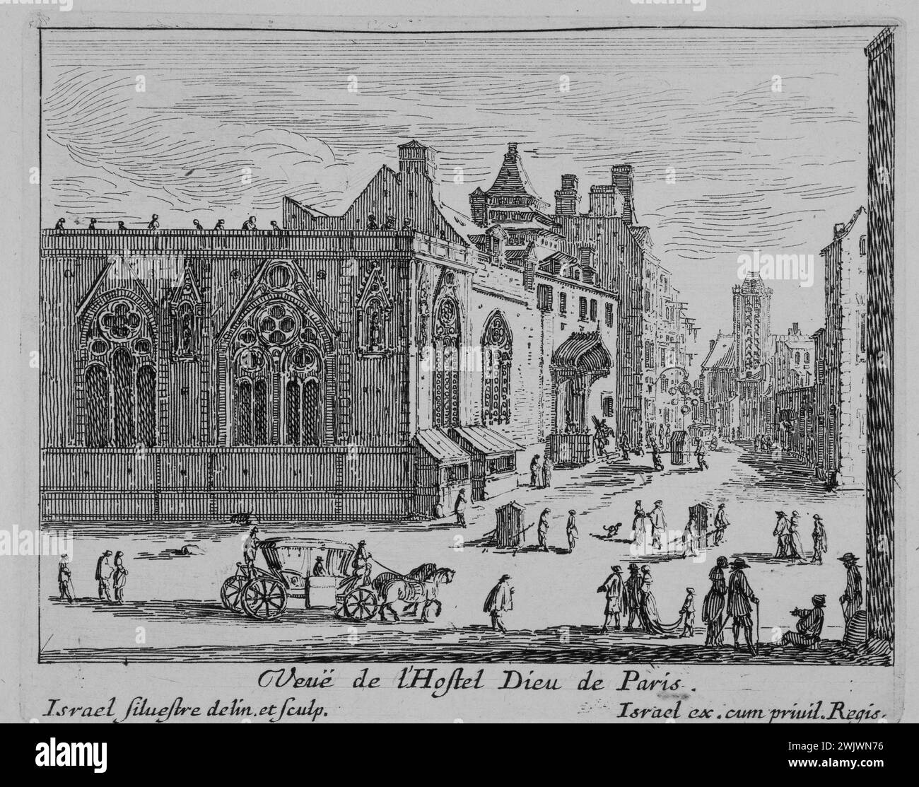 Israel Silvestre (1621-1691), Israel Henriet (1590-1661). "View of the ...