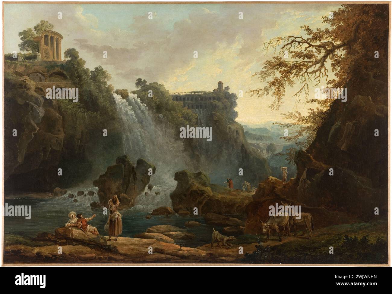 Water cascades lake Cut Out Stock Images & Pictures - Alamy