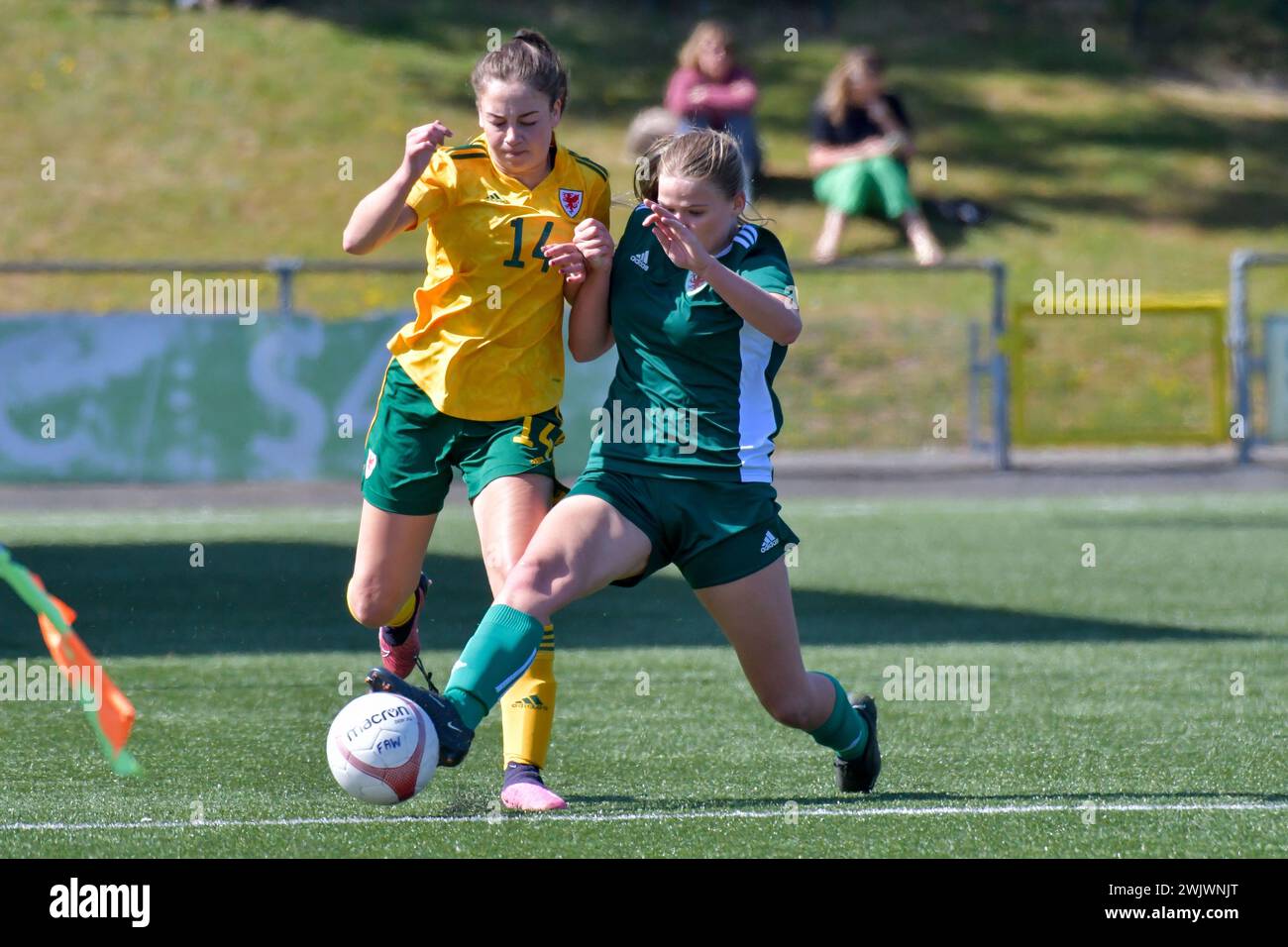 Newtown, Wales. 30 May 2023. Maddison Perrott of FAW Girls Academy ...
