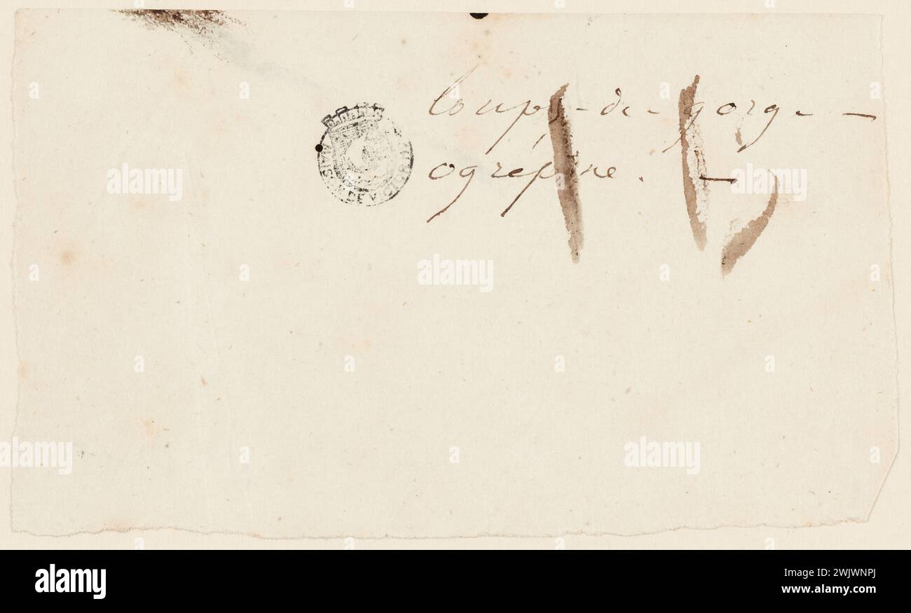 Hugo, Victor (n.1802-02-26-D.1885-05-22), COPEAU for miserables (throat ...