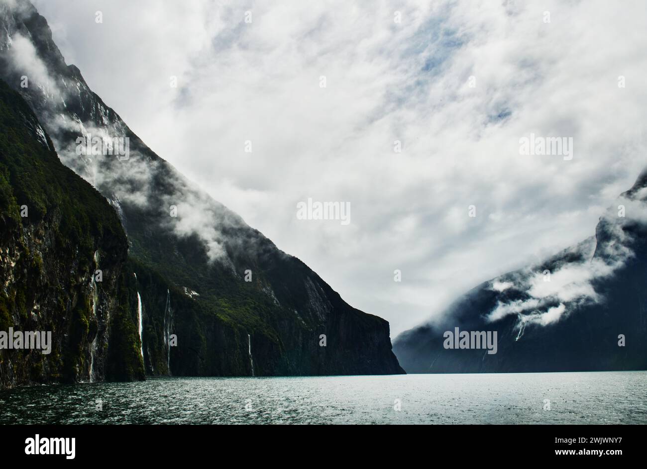 Landscape of Milford Sound / Piopiotahi, South Island, New Zealand ...