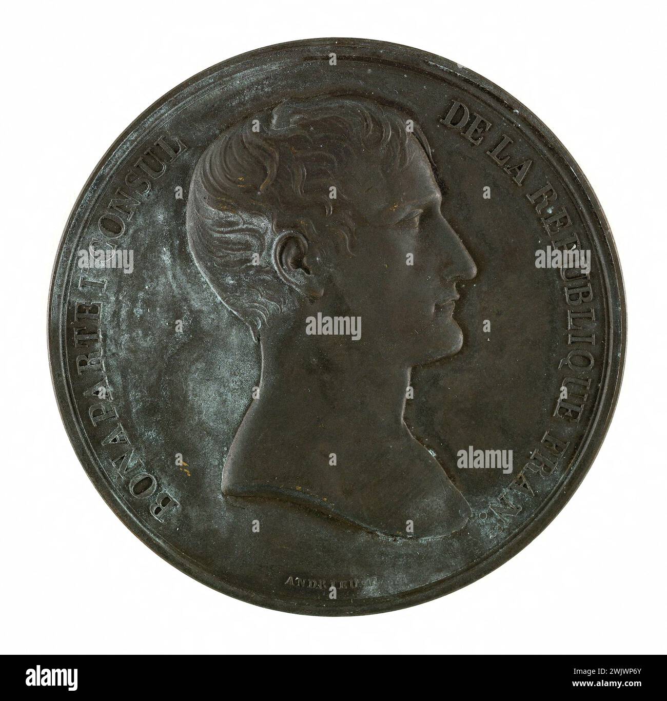 Jean-Bertrand Andrieu (1763-1822). Medal avec. General Peace (1801-1802 ...