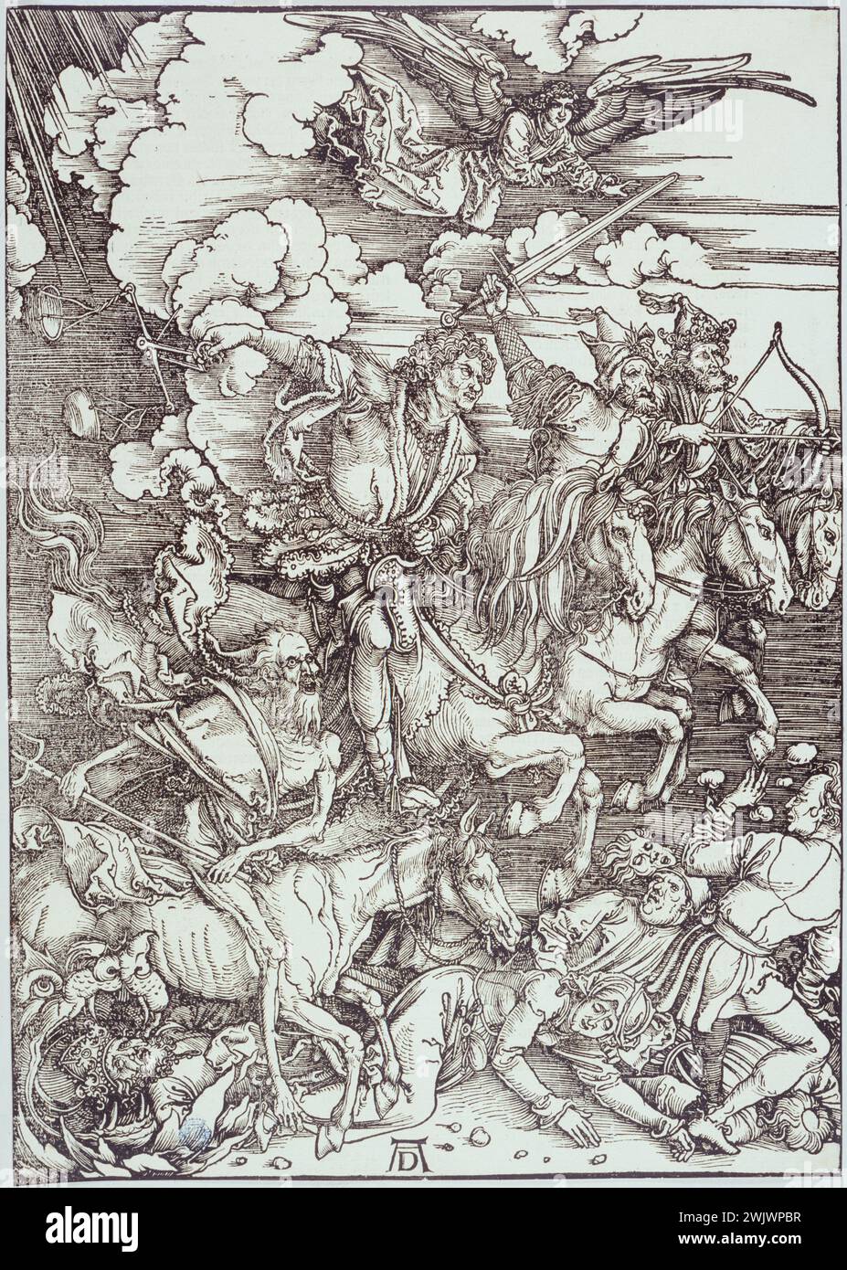 Albrecht Dürer (1471-1528). "The apocalypse: the four horses of ...