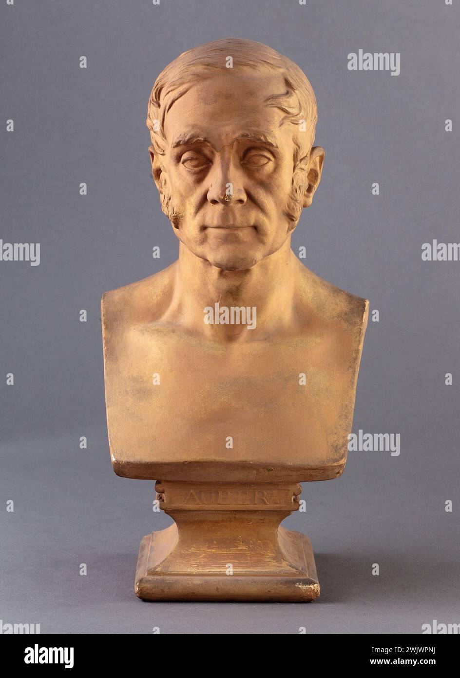 Jean-Pierre Dantan (1800-1869), said Dantan the young. Serious portrait ...