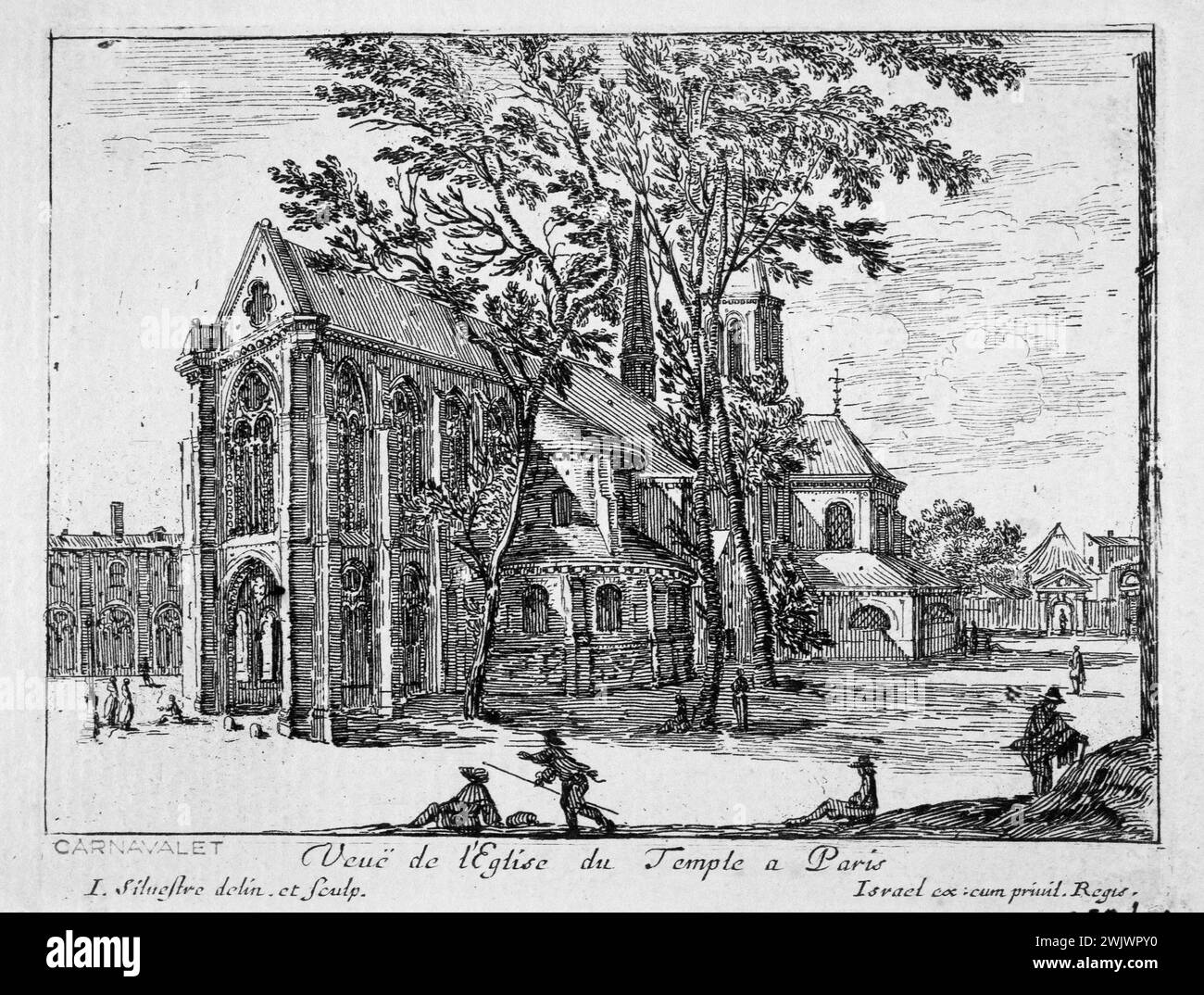 Israel Silvestre (1621-1691) and Israel Henriet (1590-1661). "View of ...