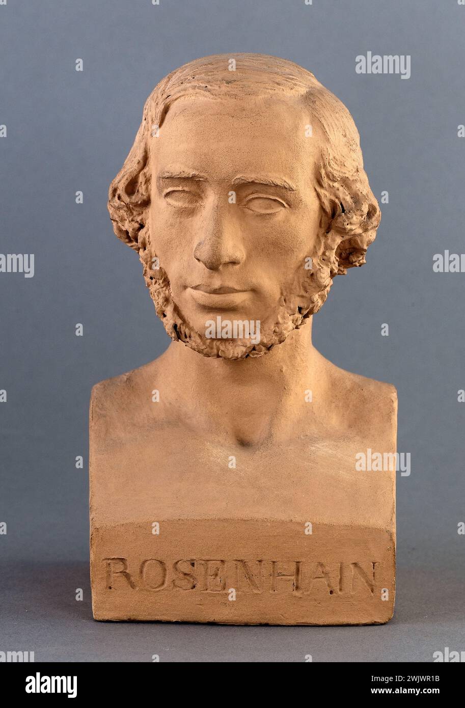 Jean-Pierre Dantan (dit Dantan young). Serious portrait of Jacques ...