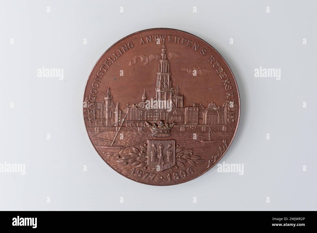 Carnavalet museum, medal collection Right shield crowned with the arms ...
