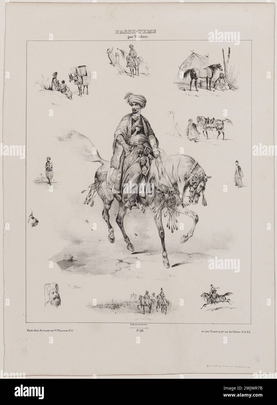 Jean-Victor Adam, known as Victor Adam (1801-1866), French painter and ...