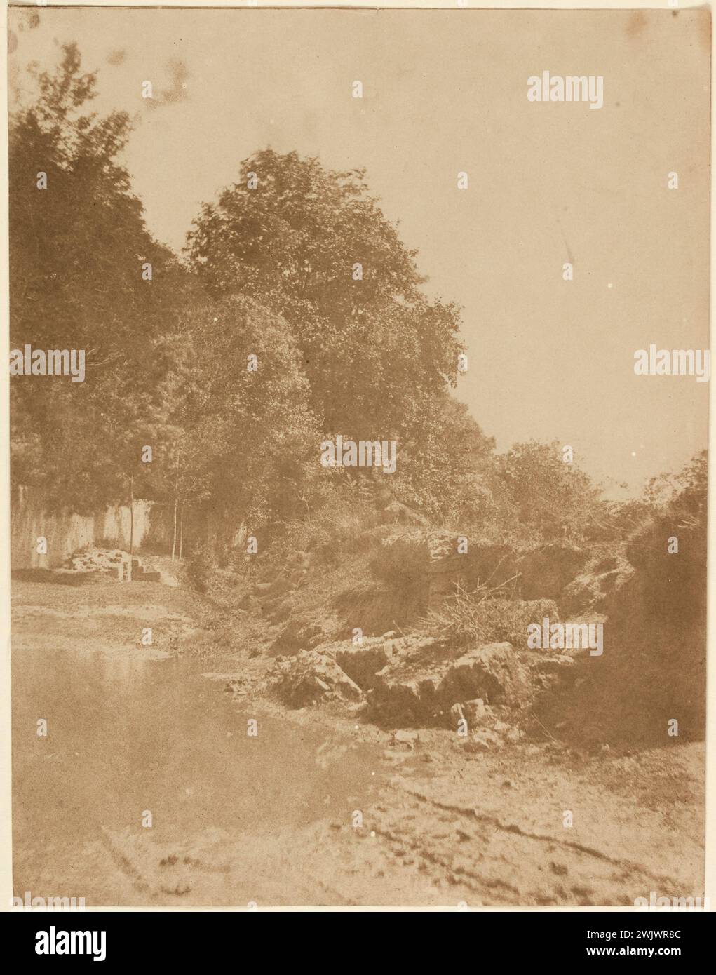 Anonymous, landscape in Florensac (registered title (letter)), 1870 ...