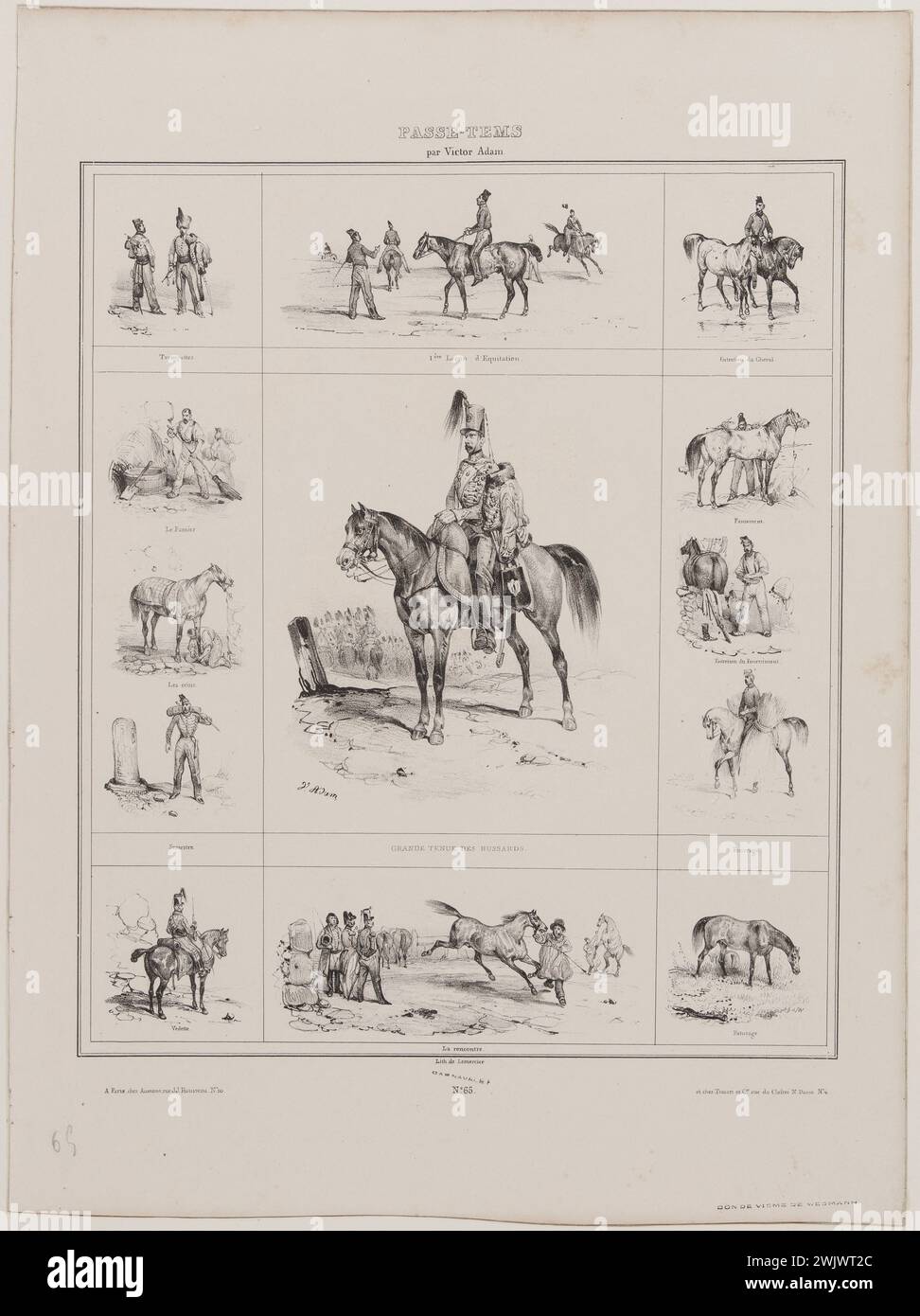 Jean-Victor Adam, known as Victor Adam (1801-1866), French painter and ...