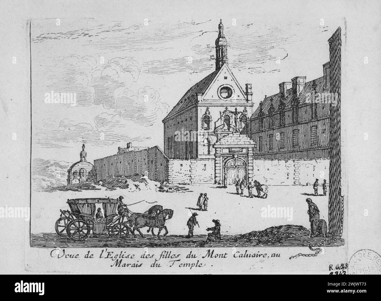 Israel Silvestre (1621-1691) and Israel Henriet (1590-1661). "View of ...