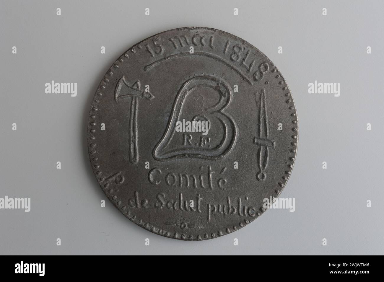 Carnavalet museum, medal collection Right registration on seven lines ...