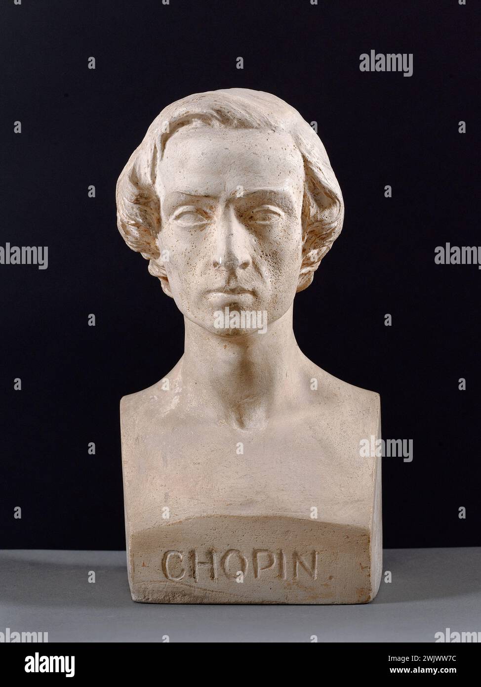 Jean-Pierre Dantan (1800-1869), said Dantan the young. Serious portrait ...