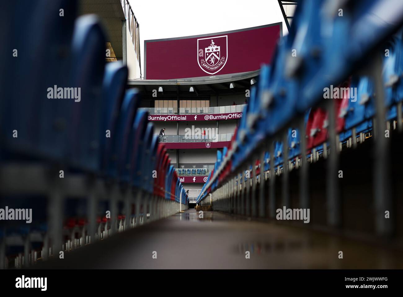 A general view inside turf moor hi-res stock photography and images - Alamy