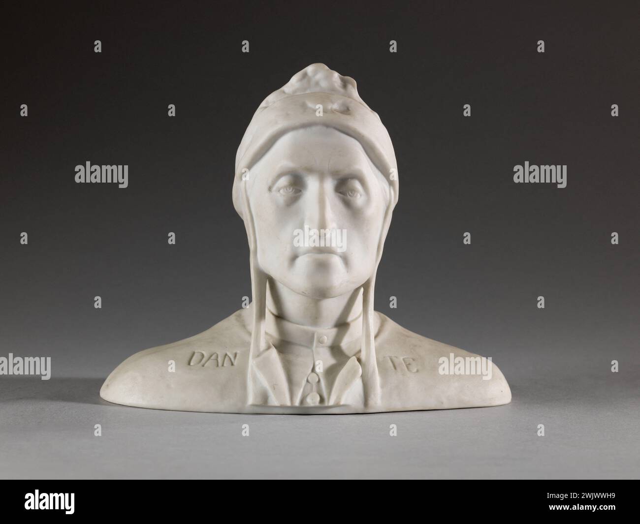 Anonymous. "Bust of Dante". Biscuit (porcelain). Museum of Fine Arts of ...