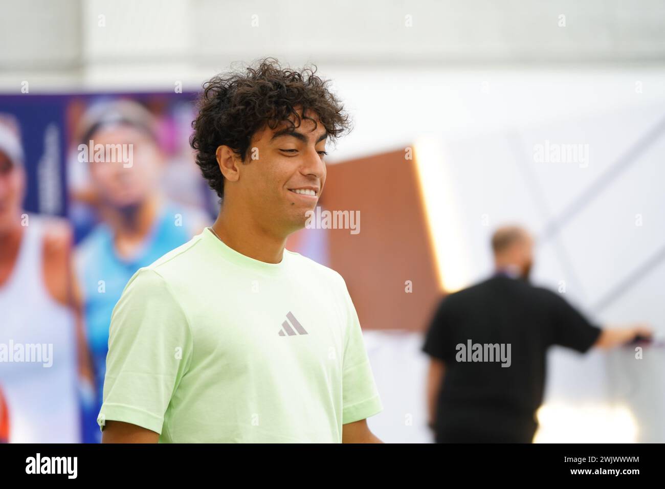 Jordan’s Abdullah Shelbayh during the draw ceremony of the Qatar ...