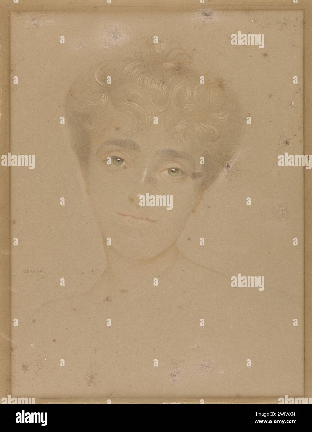 Joseph Granié (1861-1915). "Jeanne Hugo (little daughter of Victor Hugo ...