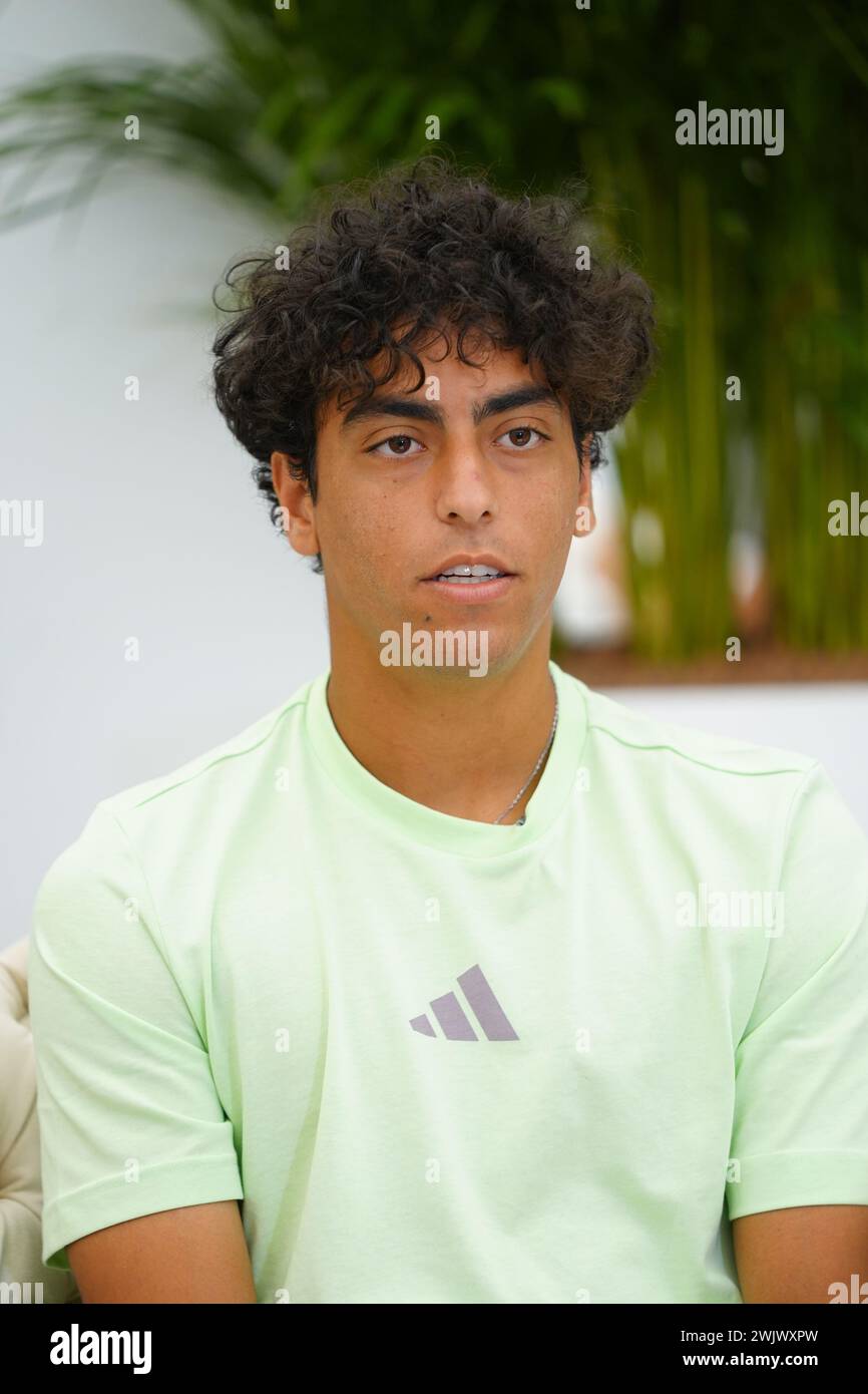 Jordan’s Abdullah Shelbayh during the draw ceremony of the Qatar ...
