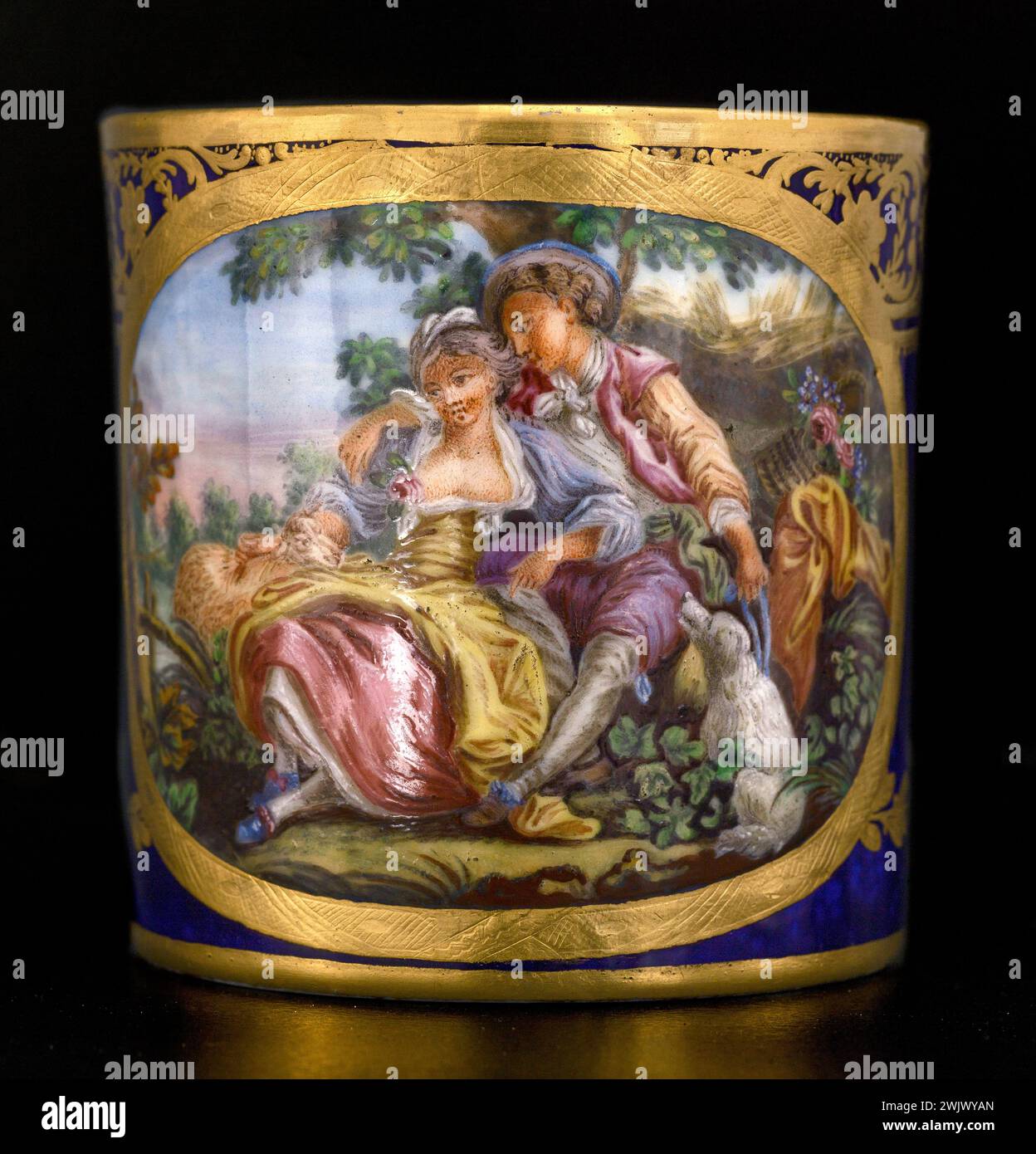 Chabry fils (active from 1765 to 1787). Litron cup and saucer ...