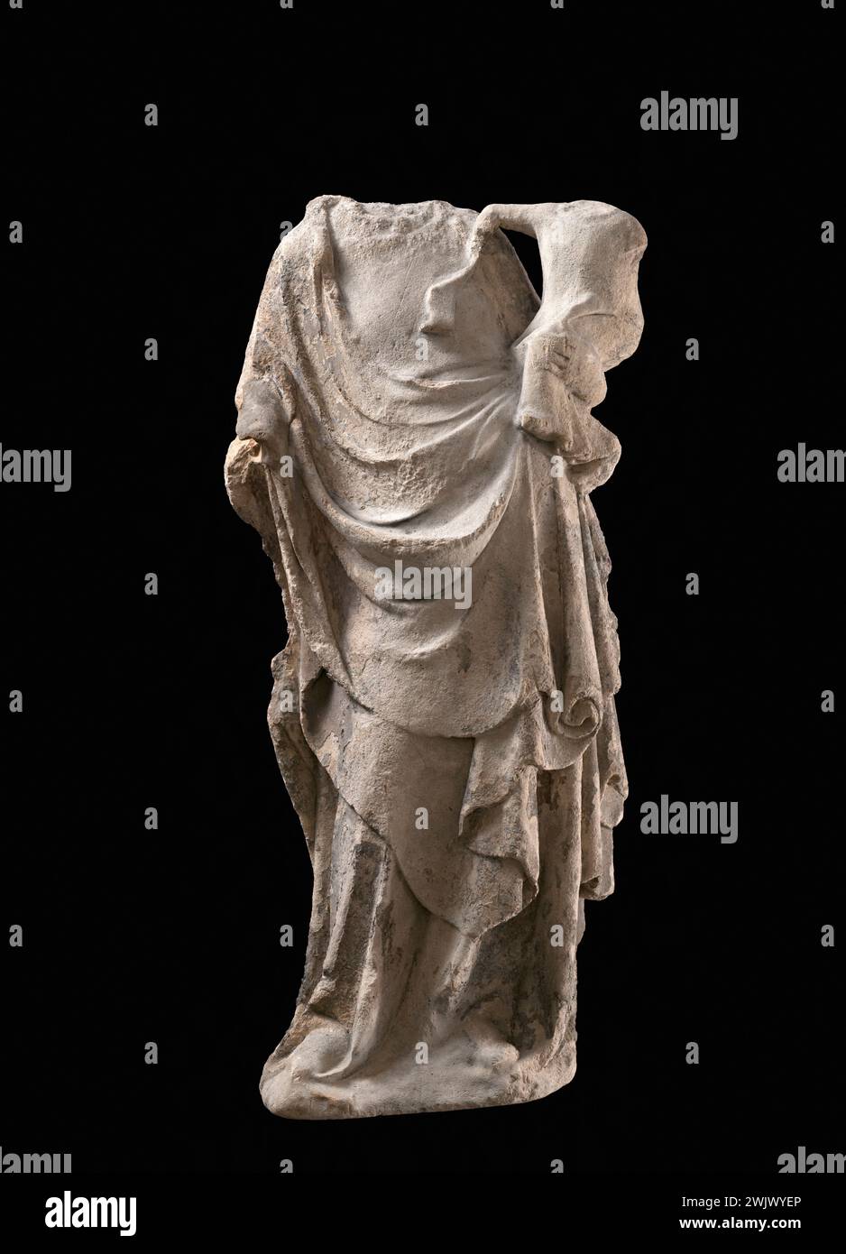 Acephalous virgin to the child (statue). Anonymous (France), Pierre ...