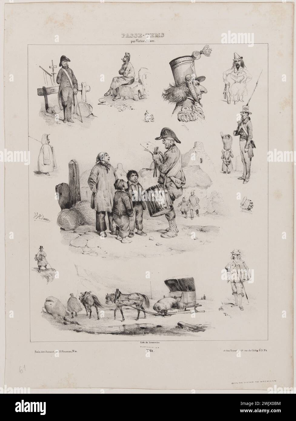 Jean-Victor Adam, known as Victor Adam (1801-1866), French painter and ...