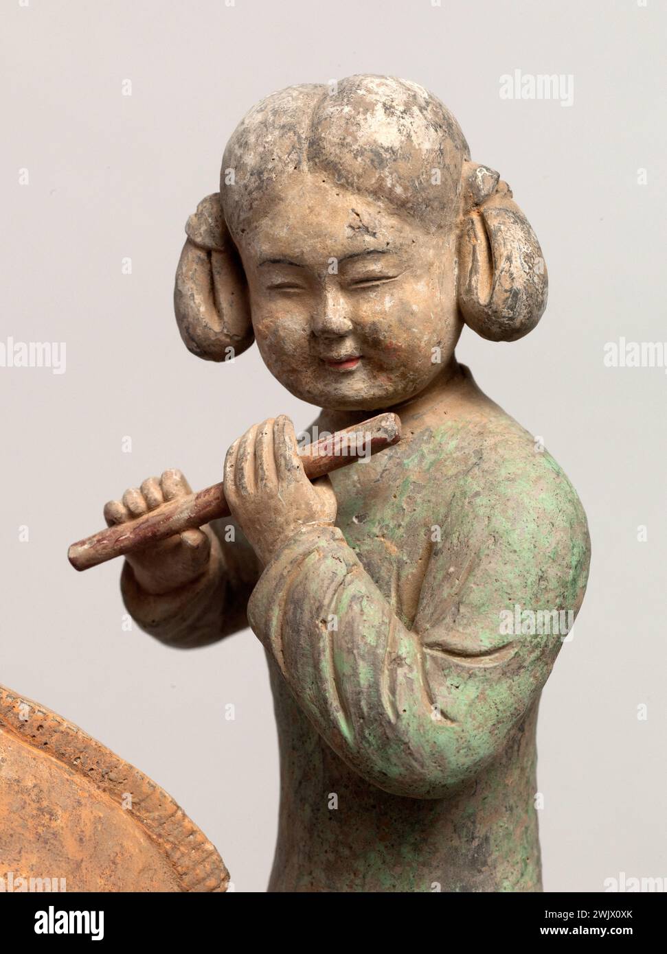 Mingqi: 8 musician riders. Terracotta, with traces of polychromy. Paris ...
