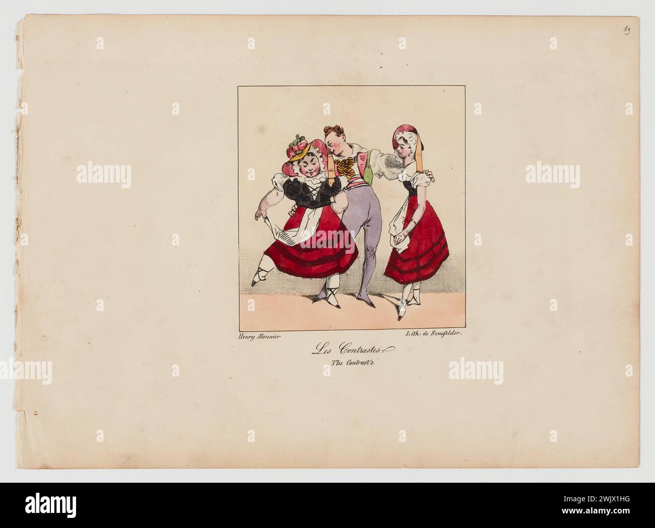 Monnier, Henry Bonaventure (N.1799-06-07-D.1877-01-03), the contrasts ...