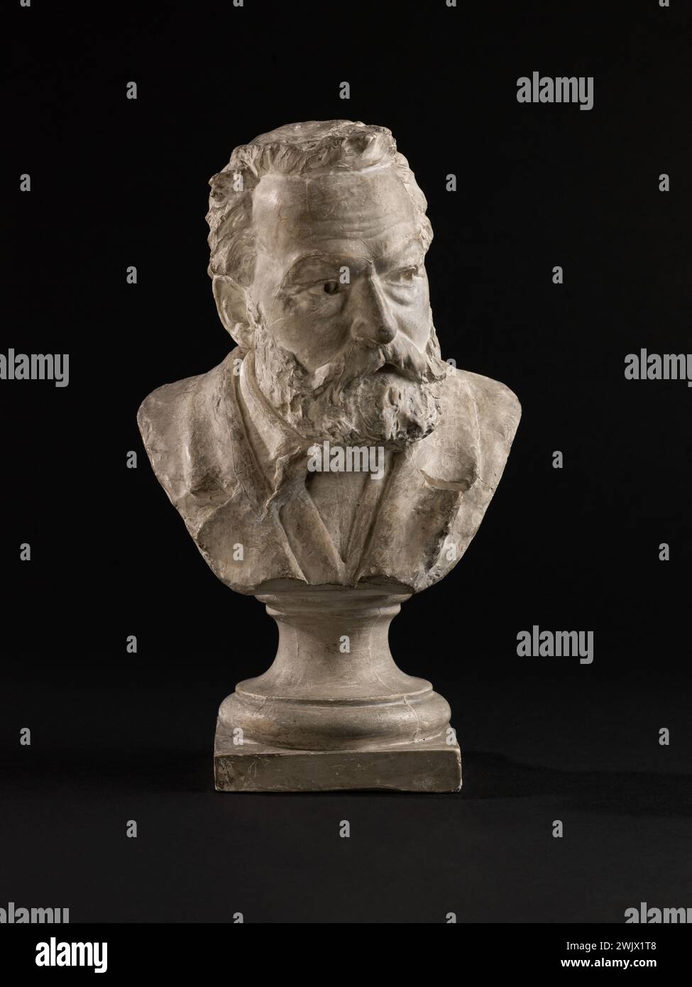 Victor E. Gherardi. "Victor Hugo". Plaster. 1882. Paris, house of ...