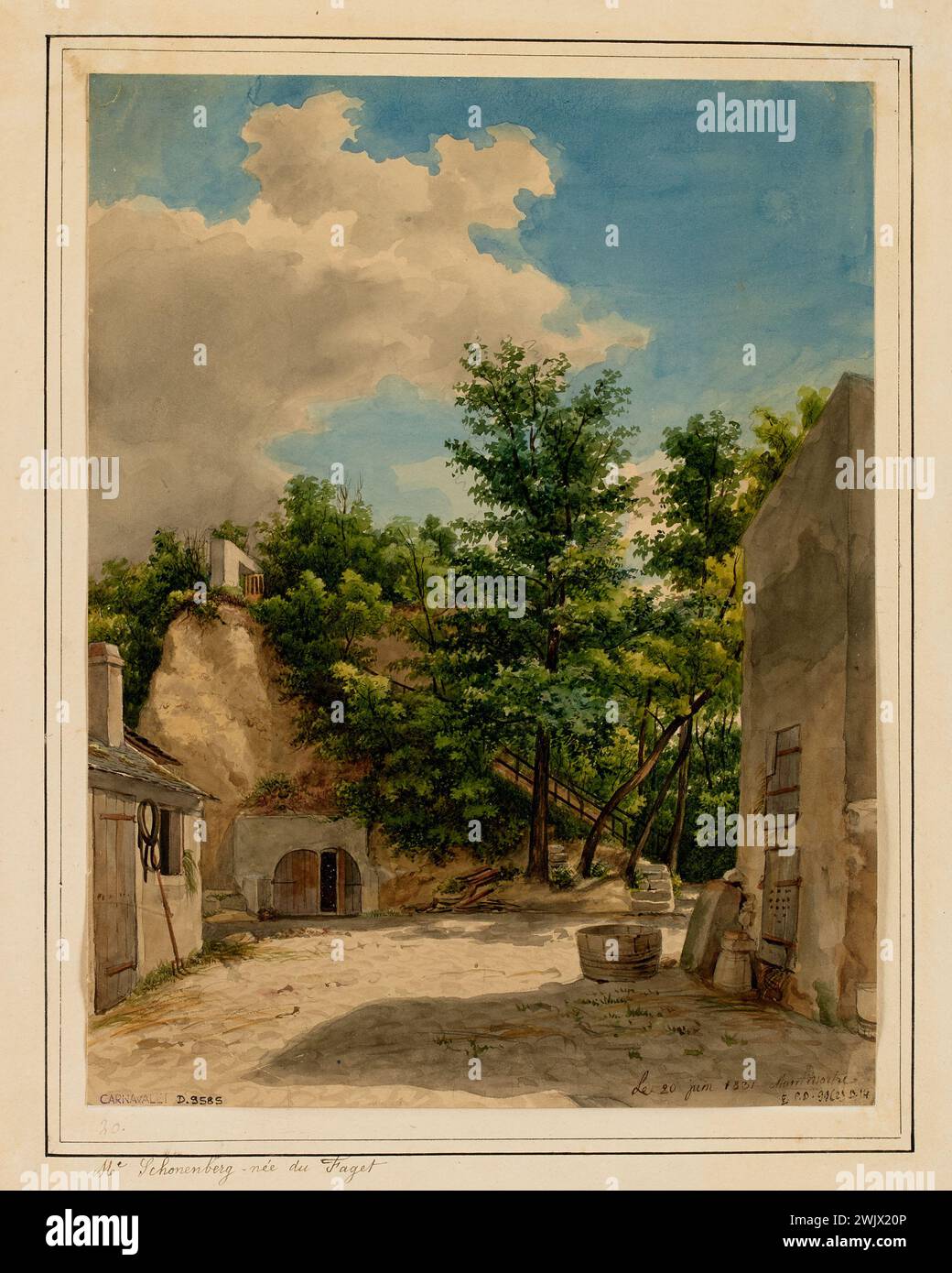 Schonenberg (born of Faget) (Madame), Montmartre in June 1831. (Faith ...
