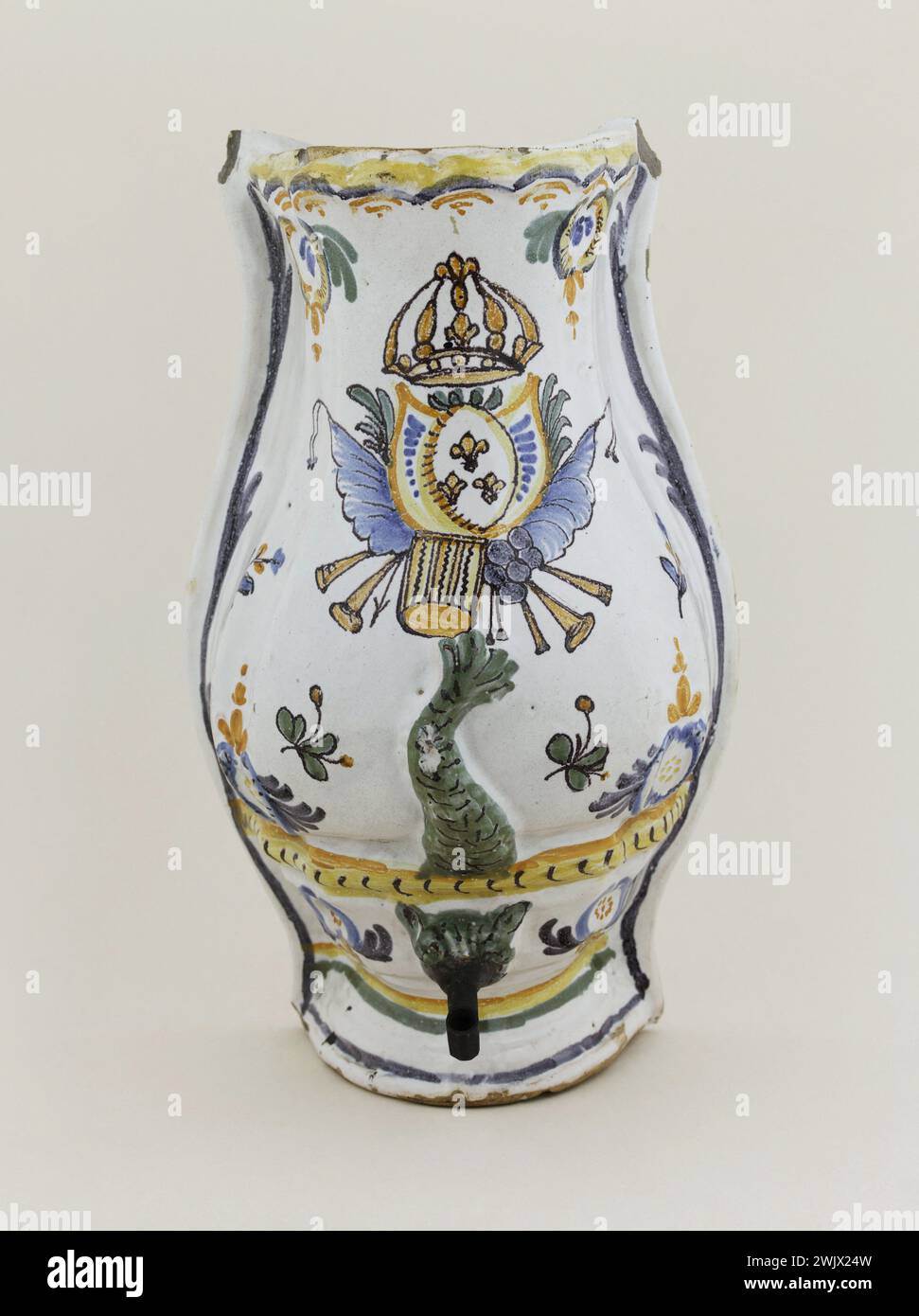 Anonymous. Fountain with flags. Earthenware. 1789-1792. Paris ...