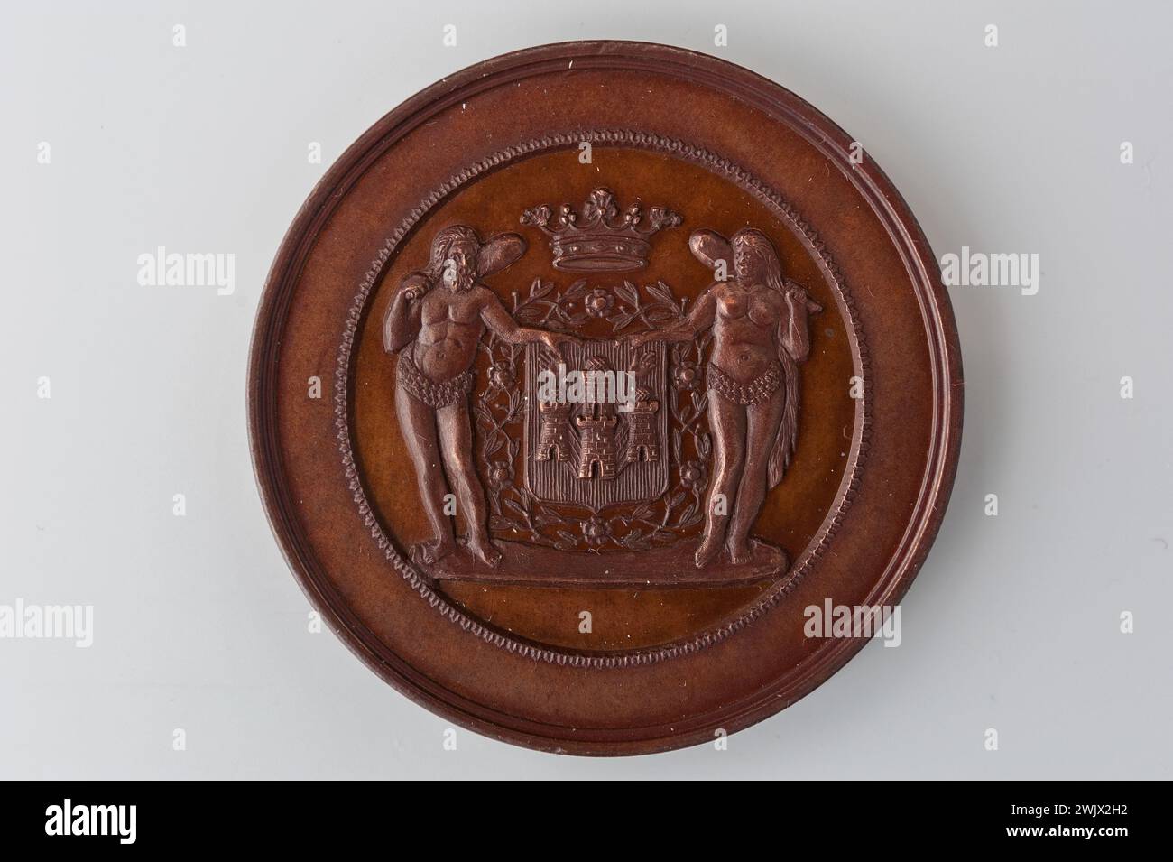 Carnavalet museum, medal collection Large arms of the city of Antwerp ...