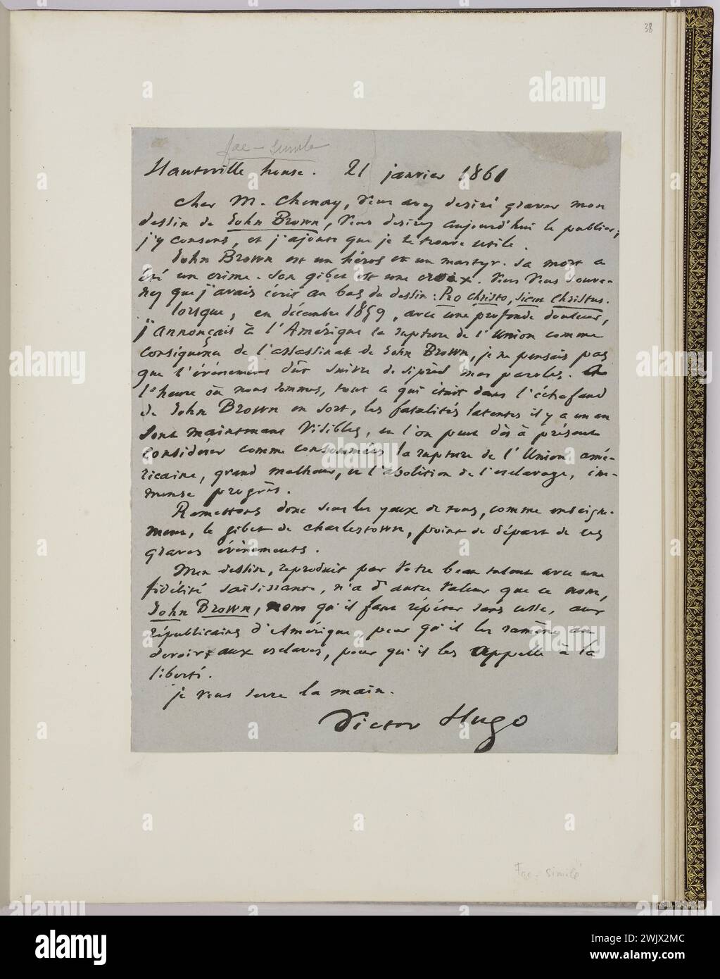 Autograph manuscript of Victor Hugo (1802-1885). Illustrated travel ...