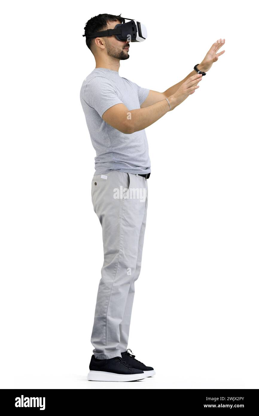 Profile wearing glasses Cut Out Stock Images & Pictures - Alamy