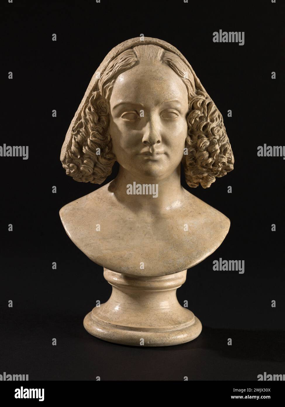 Victor Vilain. "Juliette Drouet". Plaster. Paris, house of Victor Hugo ...