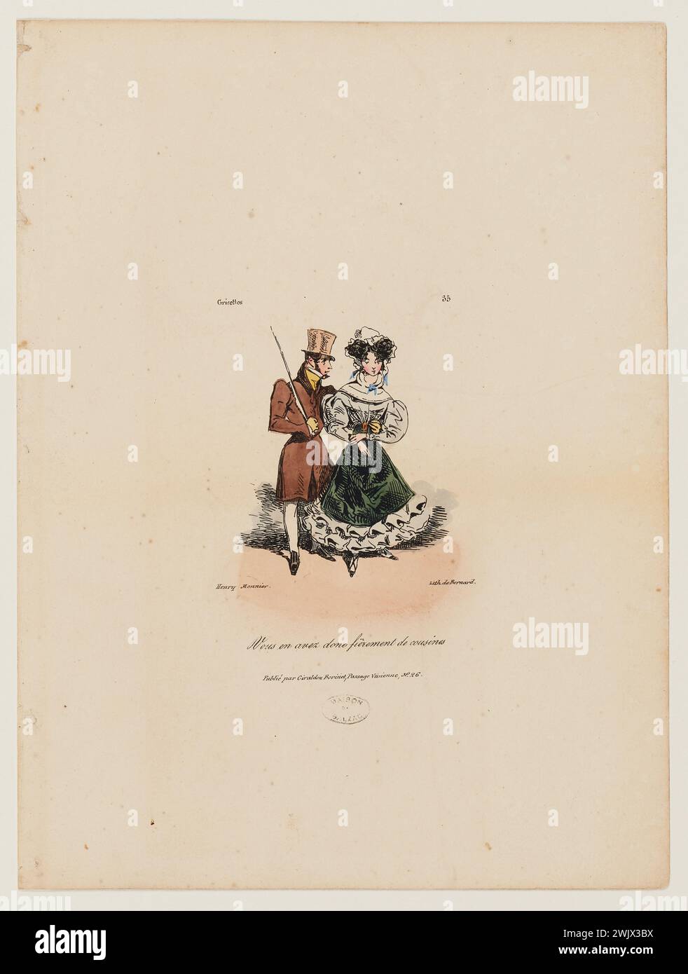 Monnier, Henry Bonaventure (N.1799-06-07-D.1877-01-03), you therefore ...